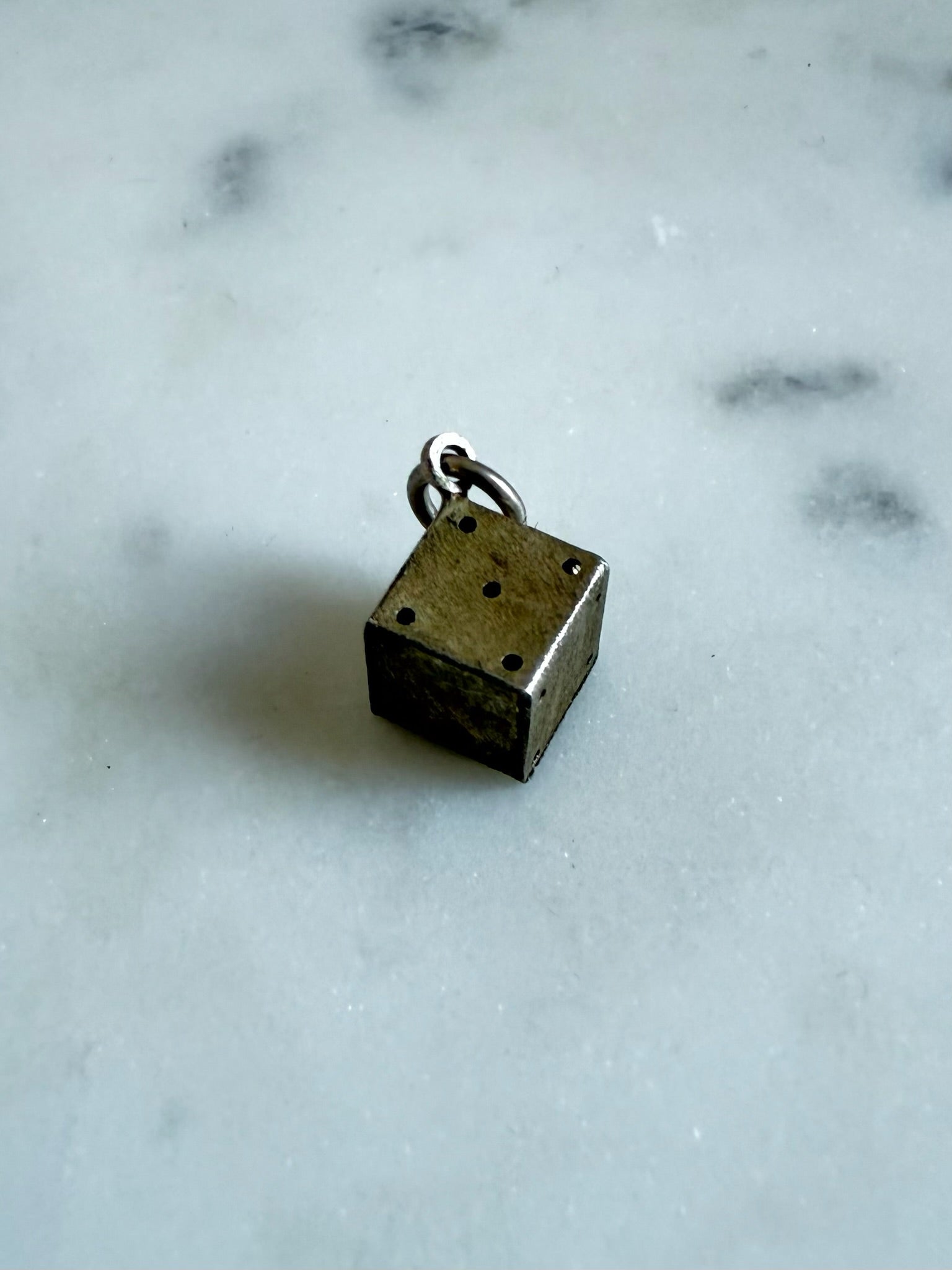 Sterling Silver Dice Charm – Crimson Horticultural Rarities